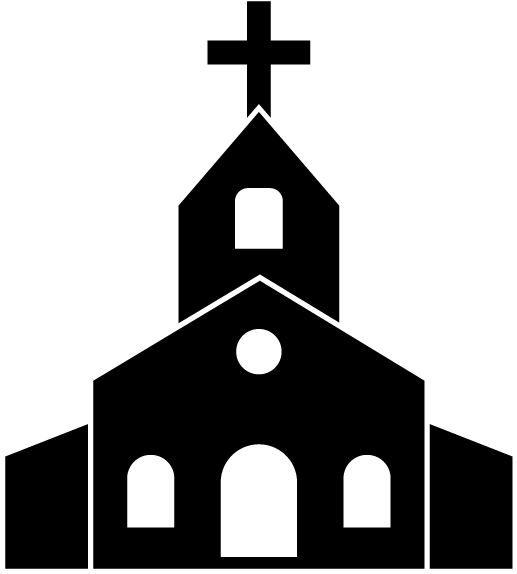 Church Icon Vector Png Clipart - Full Size Clipart (#5592403) - PinClipart