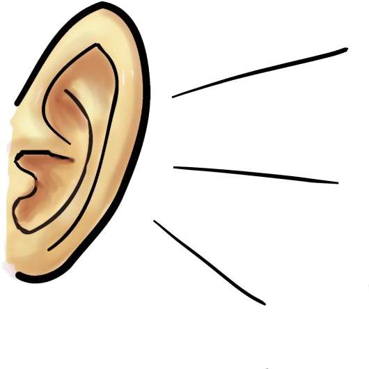 Listen Clipart Png - Listening Ear Clipart Transparent Png - Full Size ...