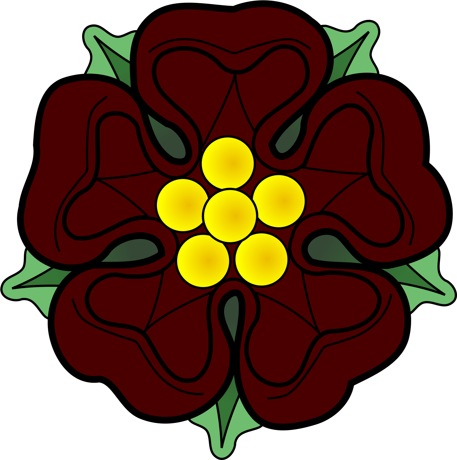 Roses Tudor Clipart - Full Size Clipart (#5599258) - PinClipart