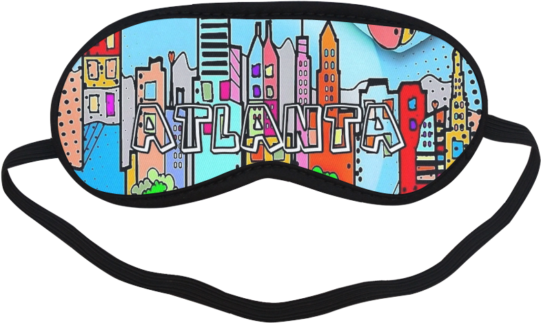 Atlanta By Nico Bielow Sleeping Mask - Googly Eyes Mask Clipart - Full ...