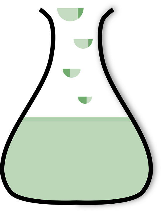 Download Flask,erlenmeyer - Chemistry Beaker Greeting Cards Clipart ...