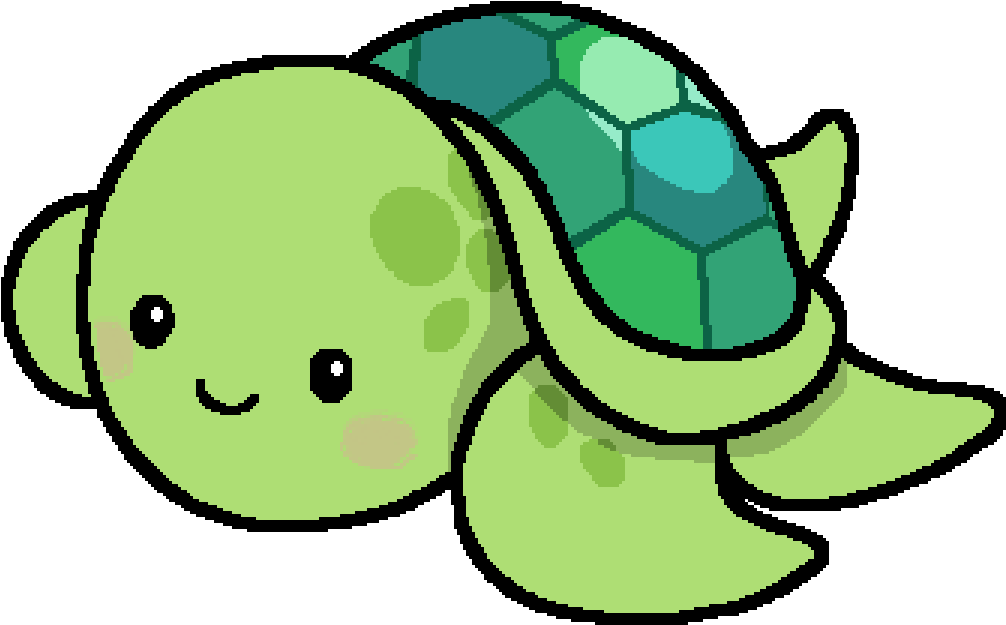 Cute Turtle Drawing Easy Clipart - Full Size Clipart (#5601678 ...
