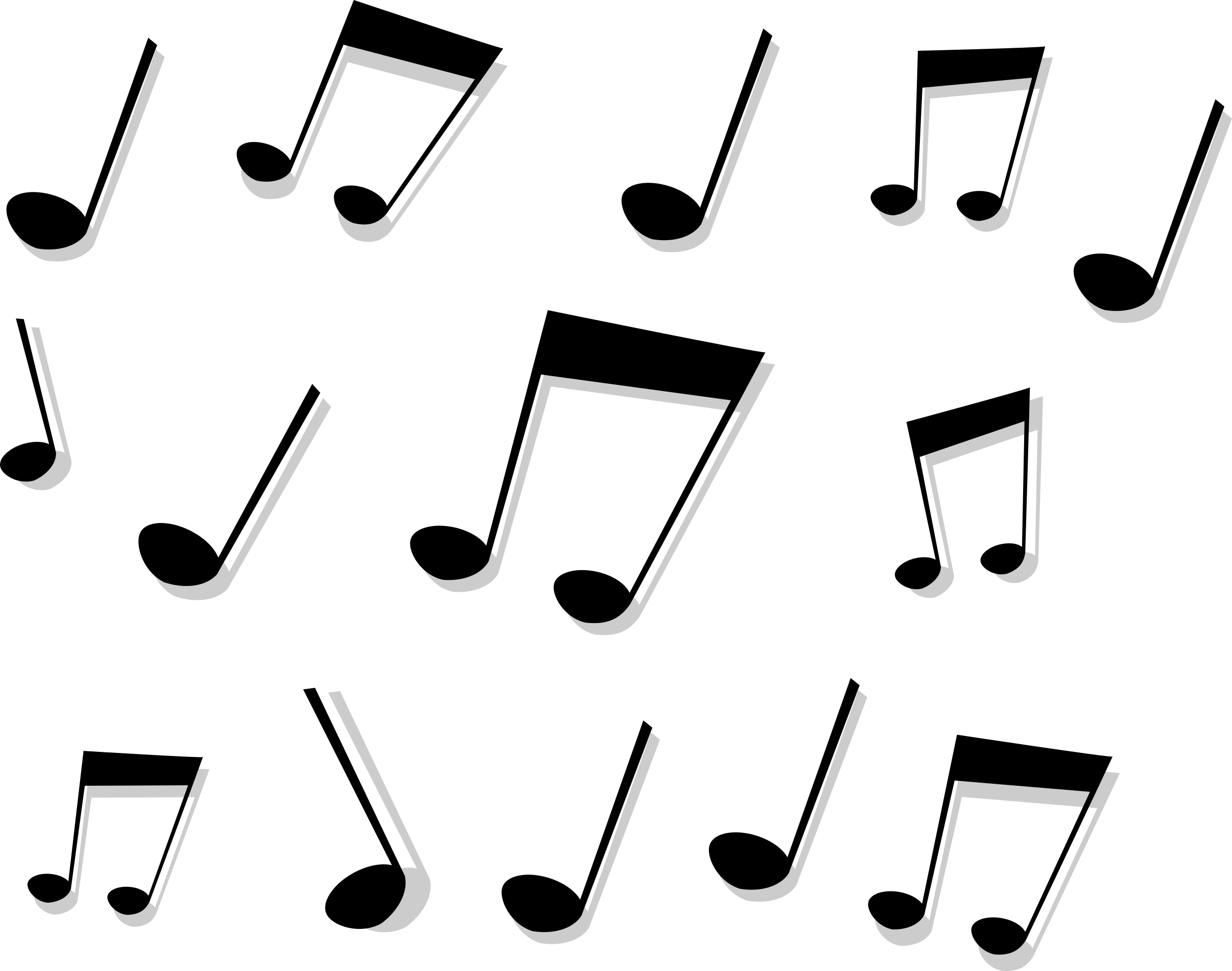 Transparent Music Notes Clipart - Portable Network Graphics - Png ...