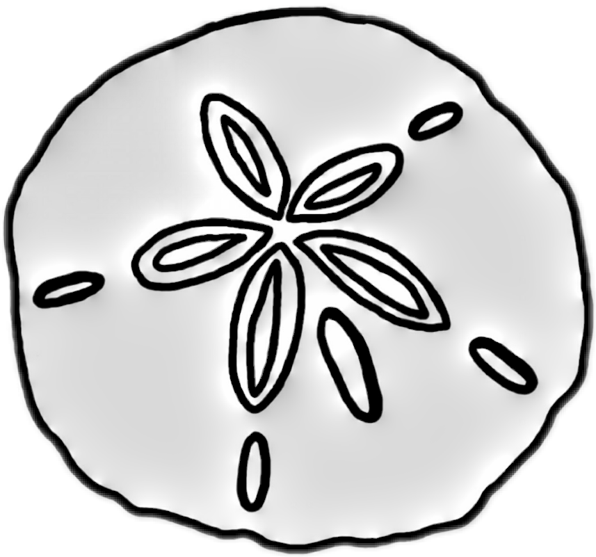 #sanddollar - Svg Sand Dollar Clipart - Full Size Clipart (#5605462 ...