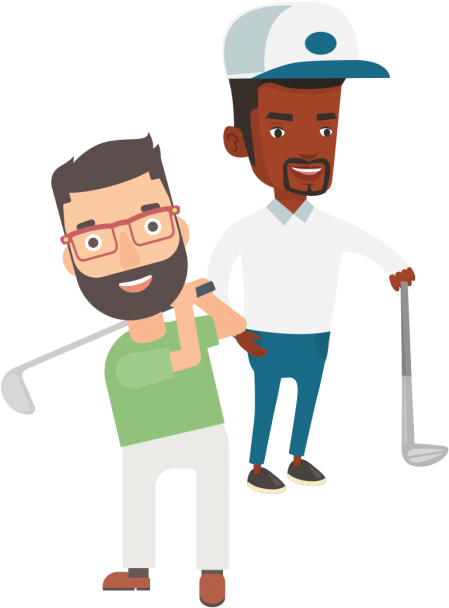 17 Ftone Golfing - Cartoon Clipart - Full Size Clipart (#5606007 ...