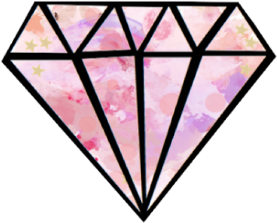 Diamonds Clipart Cute - Cute Diamond - Png Download - Full Size Clipart ...