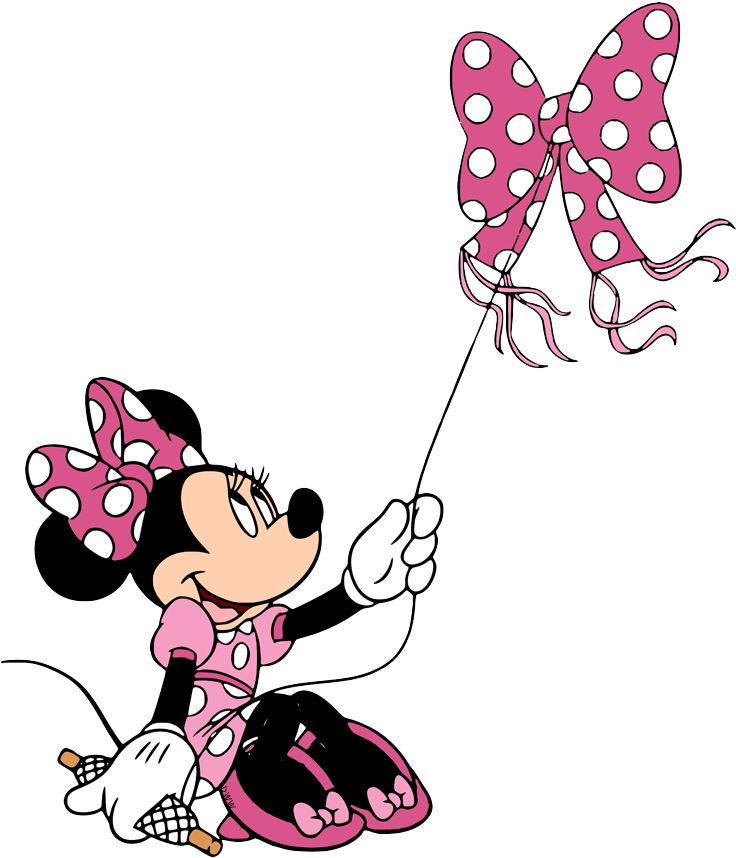 Download Minnie Mouse Flying Kite Clipart (#5611981) - PinClipart