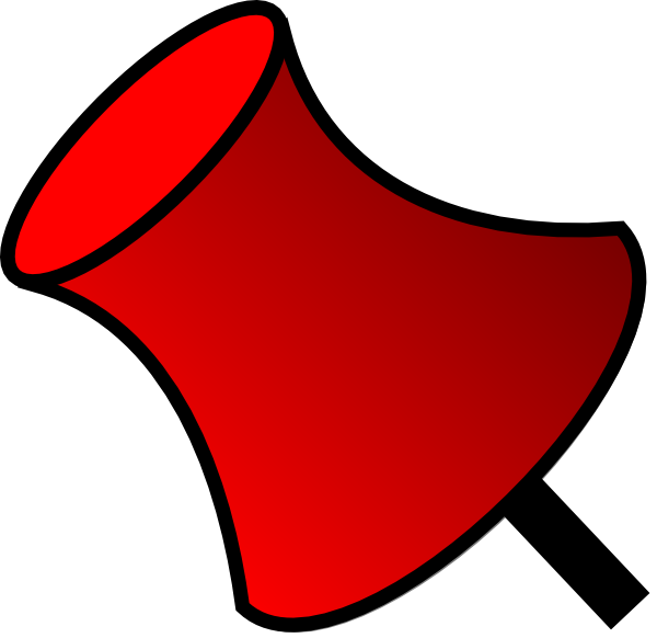 Bulletin Board Pin Clip Art - Wat Ratburana - Png Download - Full Size ...