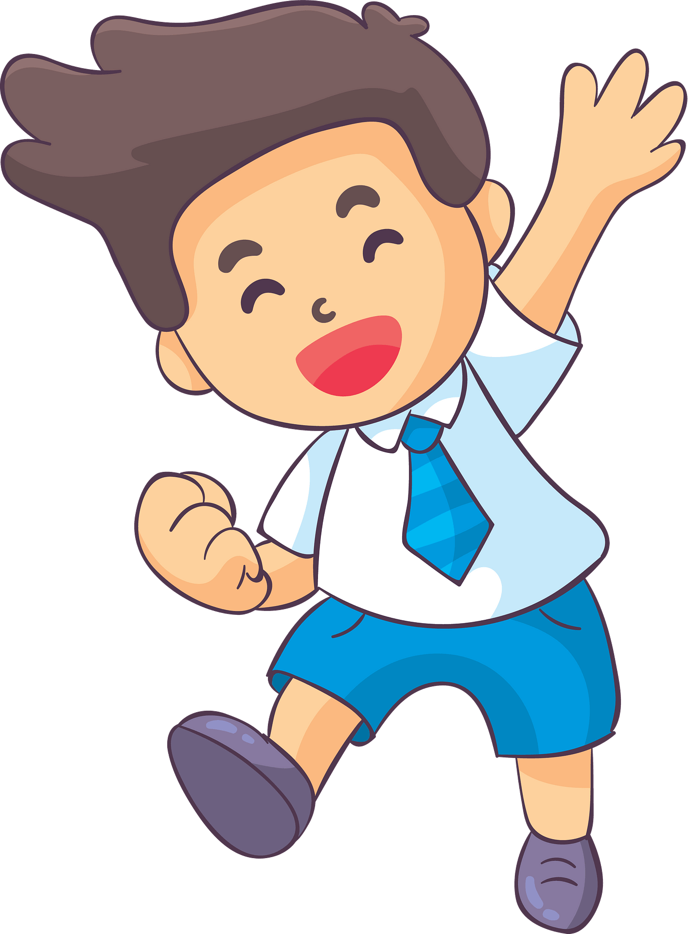 Laughing Schoolboy Clipart - School Boy Clipart - Png Download - Full ...