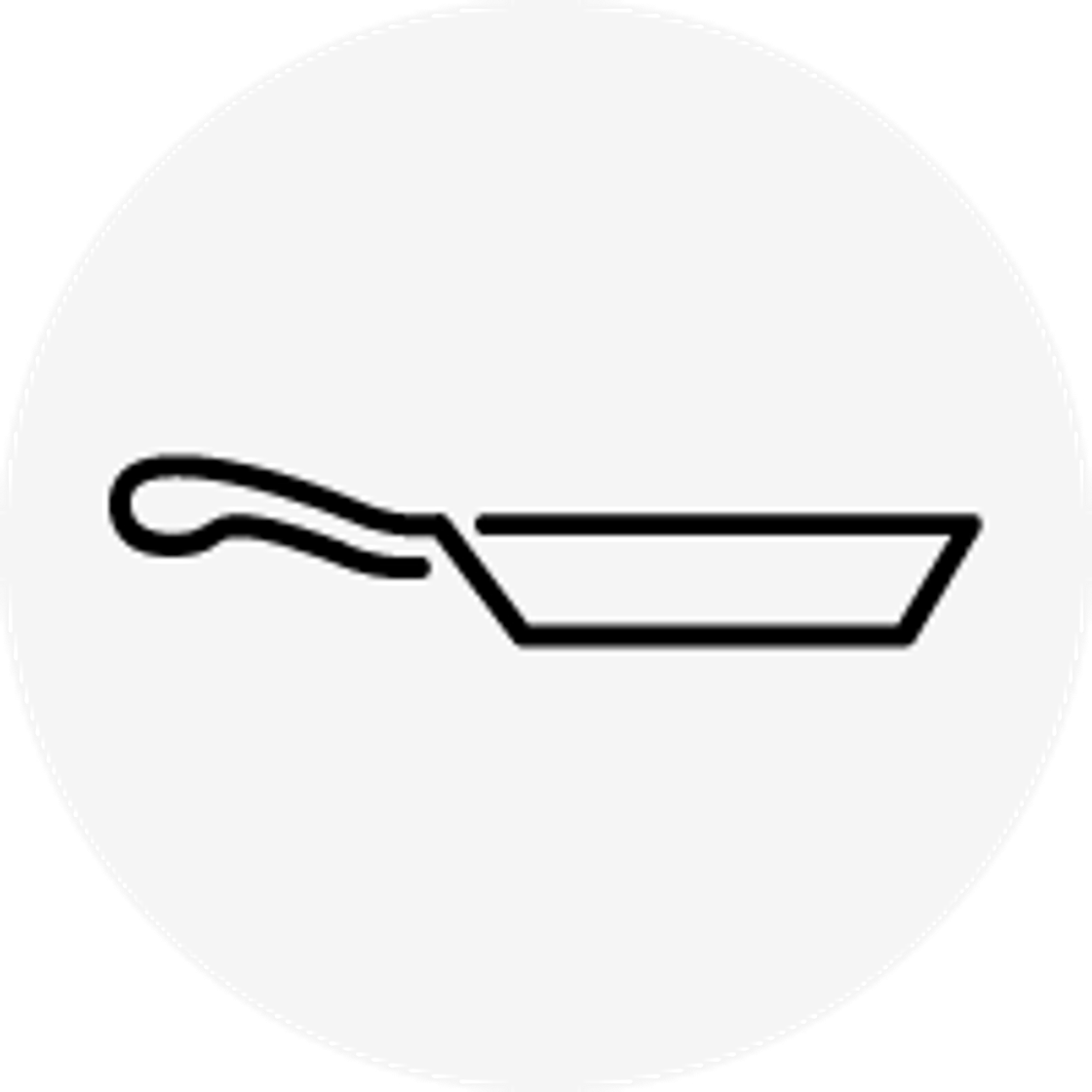 Skillet Cooking Icon - Circle Clipart - Full Size Clipart (#5615901 ...