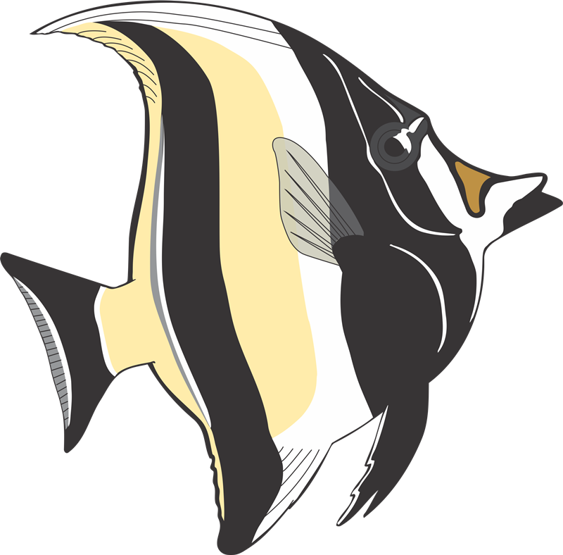 Angelfish Tropical Fish Clip Art - Angel Fish Pictures Cartoon - Png ...