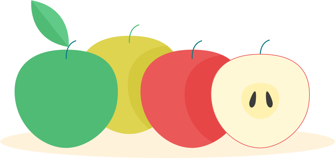 Download Apple Red Yellow And Green Clipart Banner Transparent - Granny ...