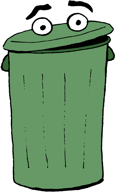Waste Container Recycling Bin Clip Art - Cute Trash Can Clipart - Png ...