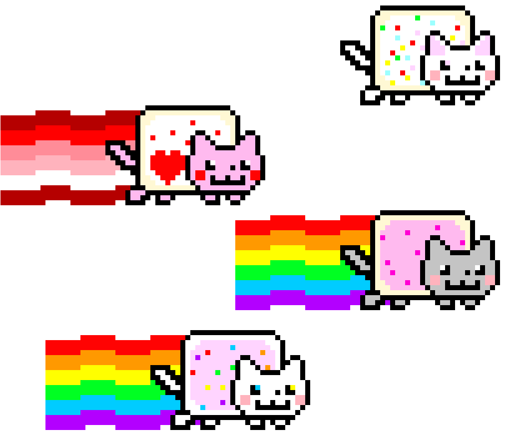 Nyan Cat Clipart - Full Size Clipart (#5621320) - PinClipart