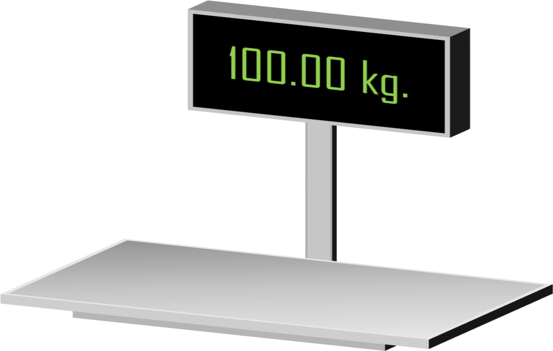 Download Digital Big Image Png - Weighing Scale Clipart (#5622729 ...