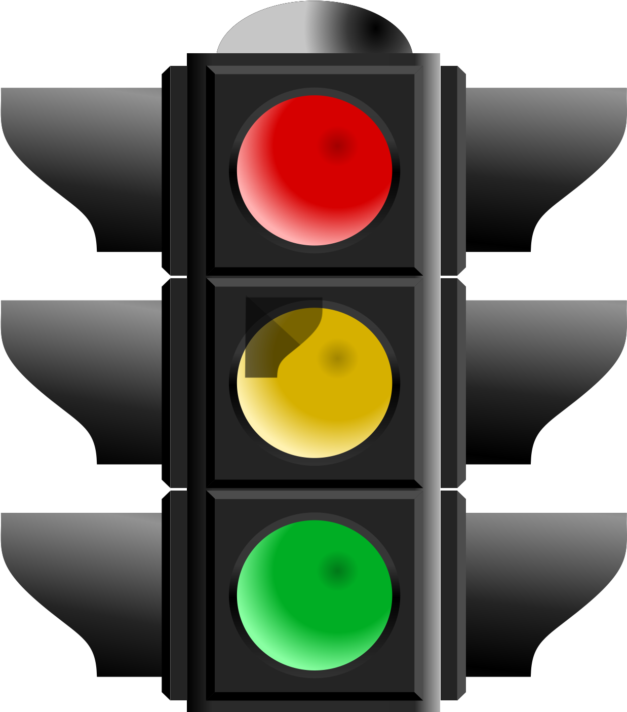 Orange Traffic Light Icon Clipart - Full Size Clipart (#5623111 ...