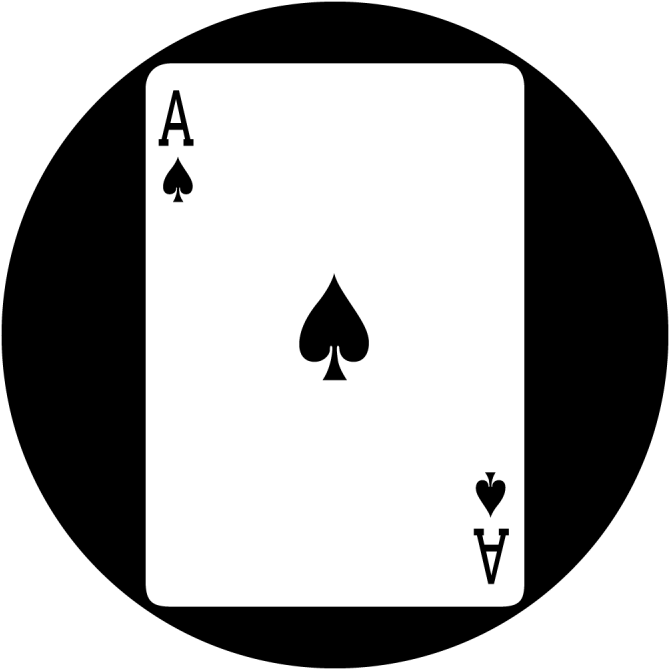 Ace Card Clipart Individual - Ace Of Spades Cartoon - Png Download ...