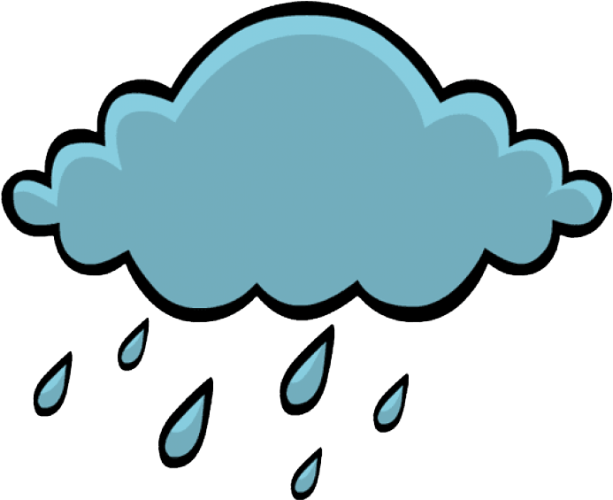 Download Rain Cloud Clipart - Rainy Weather Clipart - Png Download ...