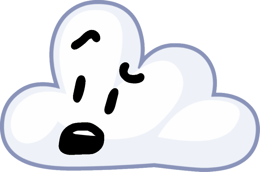 Cloudy Clipart Transparent - Battle For Dream Island Cloudy - Png ...