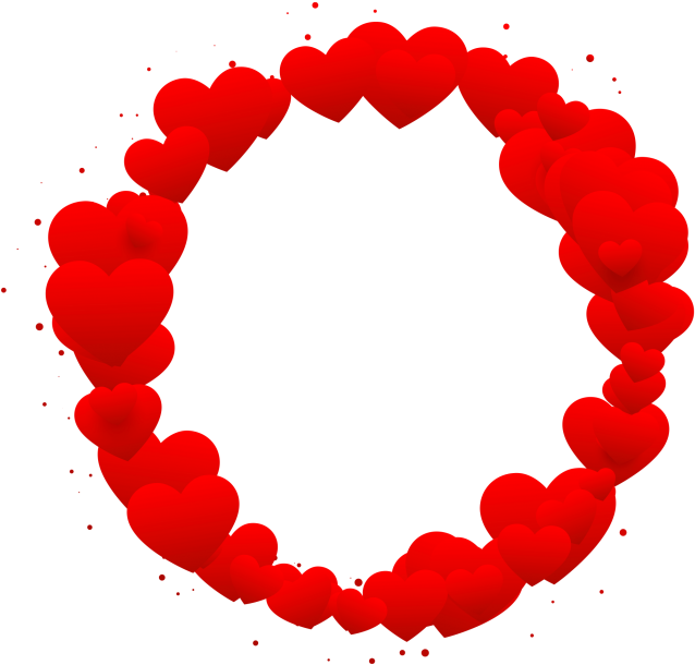Heart Border Clipart Png Image Free Download Searchpng - Happy ...