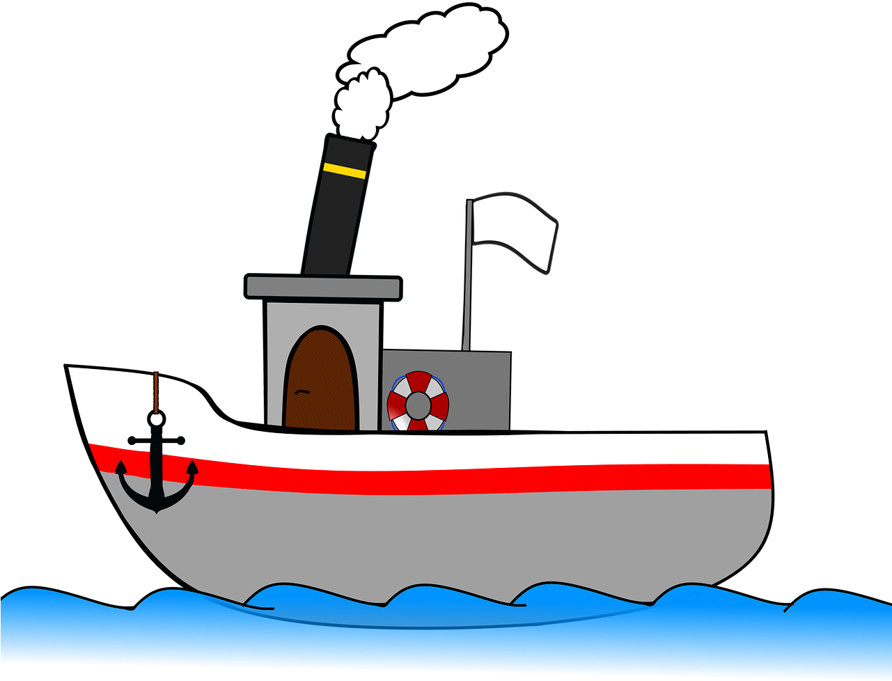Steamboat Ship Steamer - Steamboat Clipart - Png Download - Full Size ...