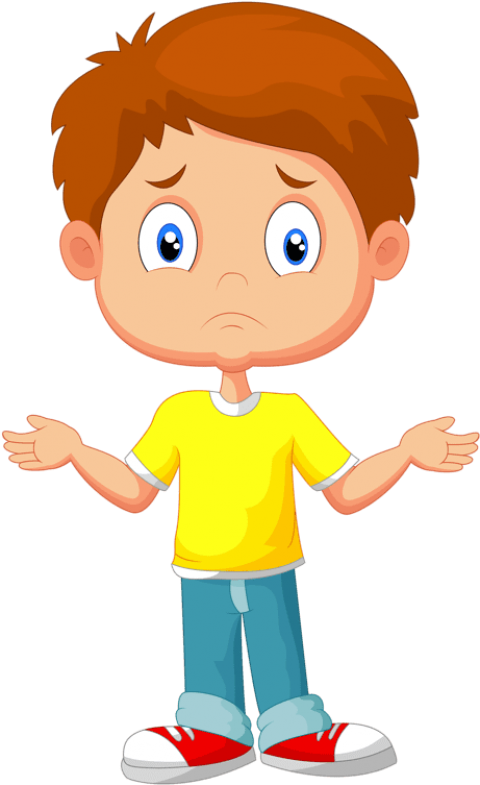 Download Transparent Confused Child Clipart - Lost Child Clip Art - Png ...