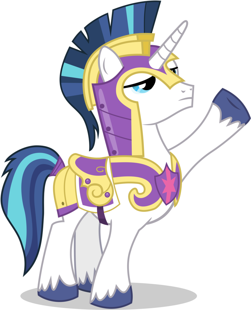 Guard Clipart Salute - Royal Guard Mlp Shining Armor - Png Download ...