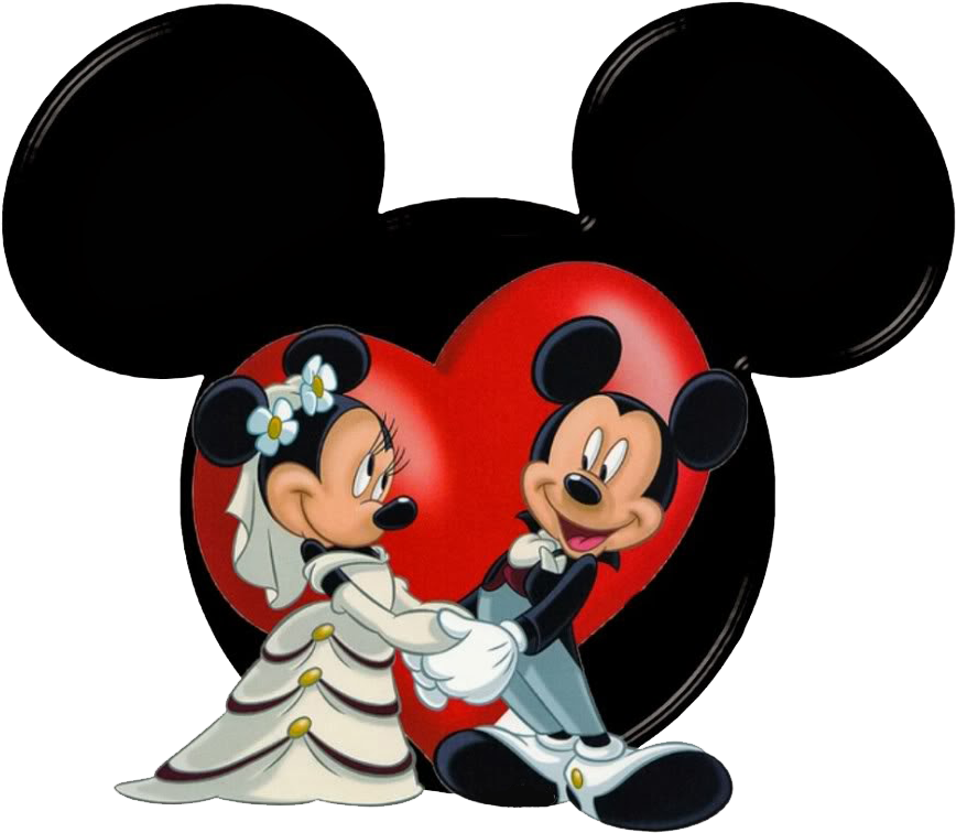Married Mickey Mouse Couple Clipart - Full Size Clipart (#5630010 ...