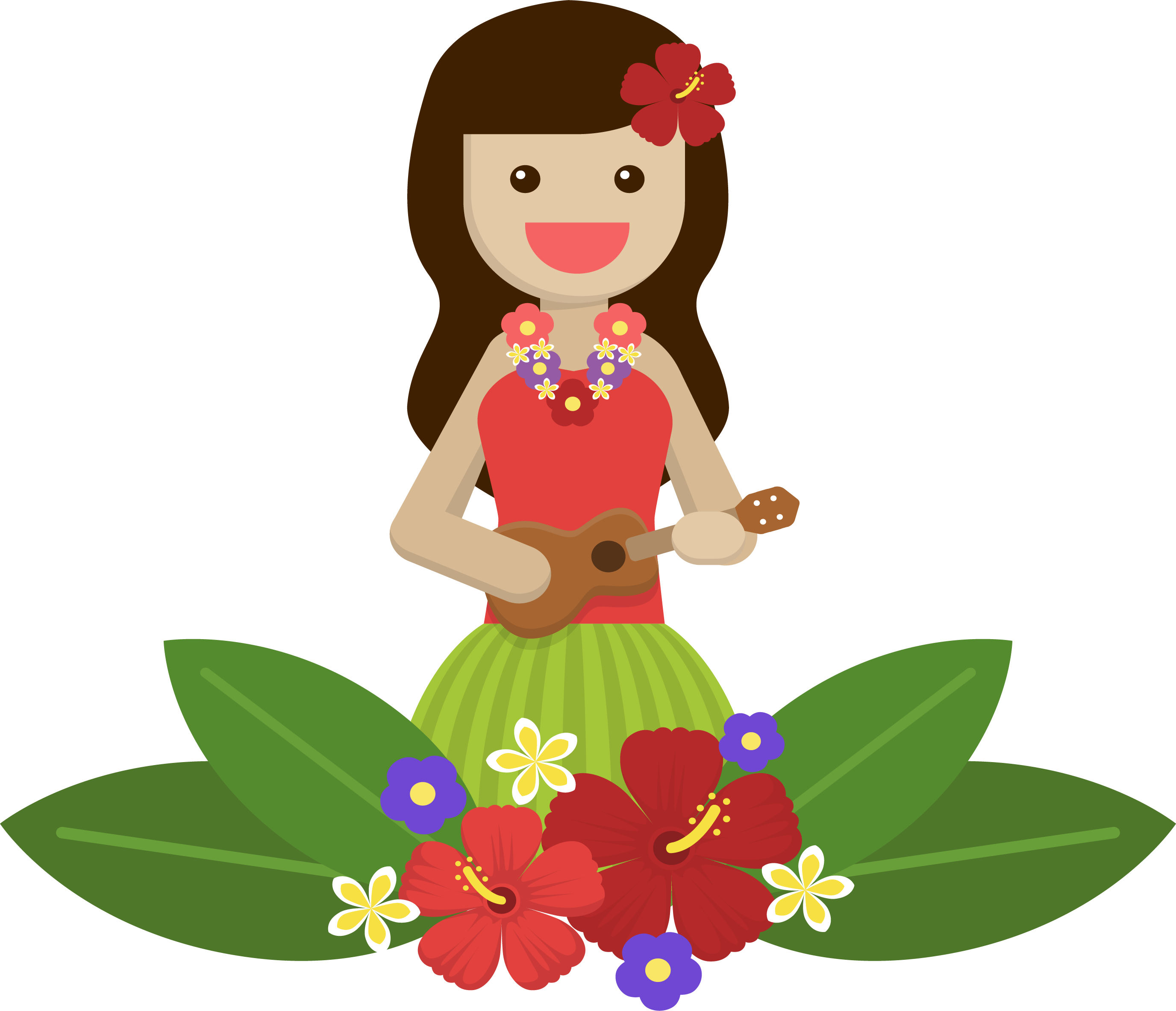 Hawaii Clipart Hula Dancer - Hawaii Png Transparent Png - Full Size ...