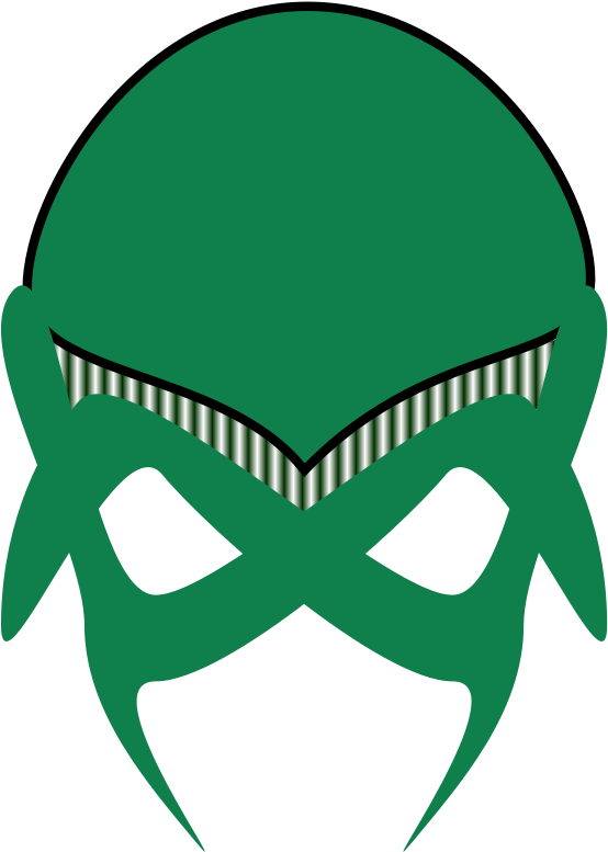 Green Alien Mask - Alien Mask Template Clipart - Full Size Clipart ...