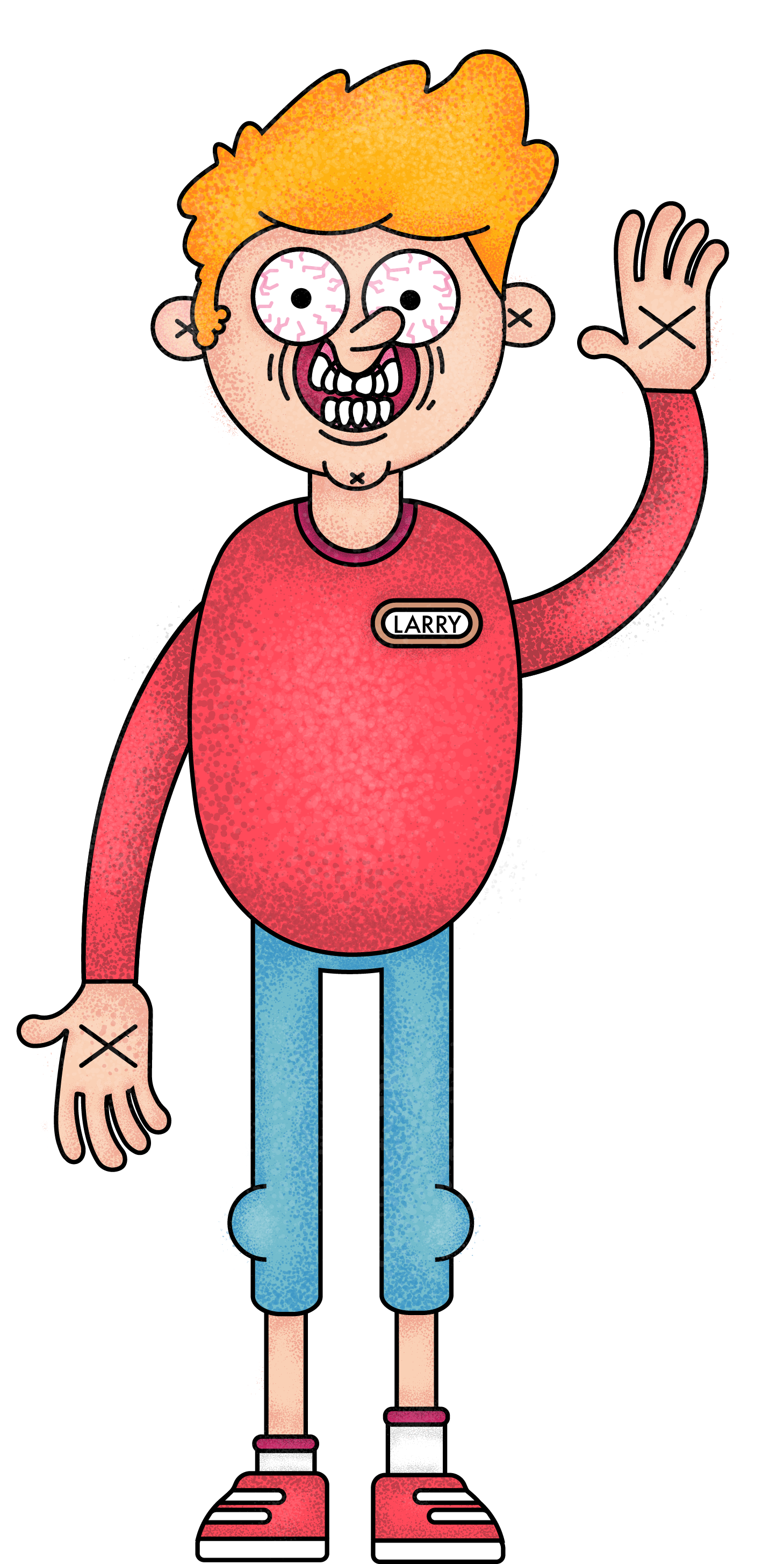 Happy As Larry - Cartoon Clipart - Full Size Clipart (#5634028 ...