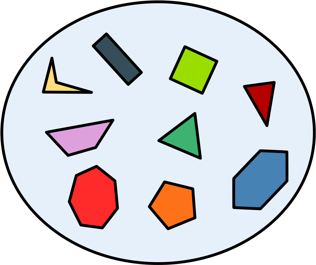 Addition Clipart Mathematical Operation - Sets Of Shapes - Png Download ...