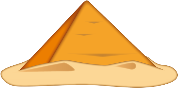 Pyramid Emoji Png Clipart - Full Size Clipart (#5637187) - PinClipart