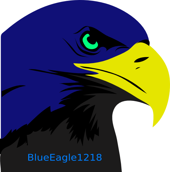 Animated Blue Eagle Clipart - Full Size Clipart (#5637568) - PinClipart