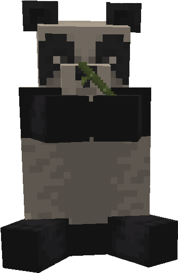 Minecraft Panda Eating Bamboo 🐼🎋💚 Clipart - Full Size Clipart (#5640129 ...