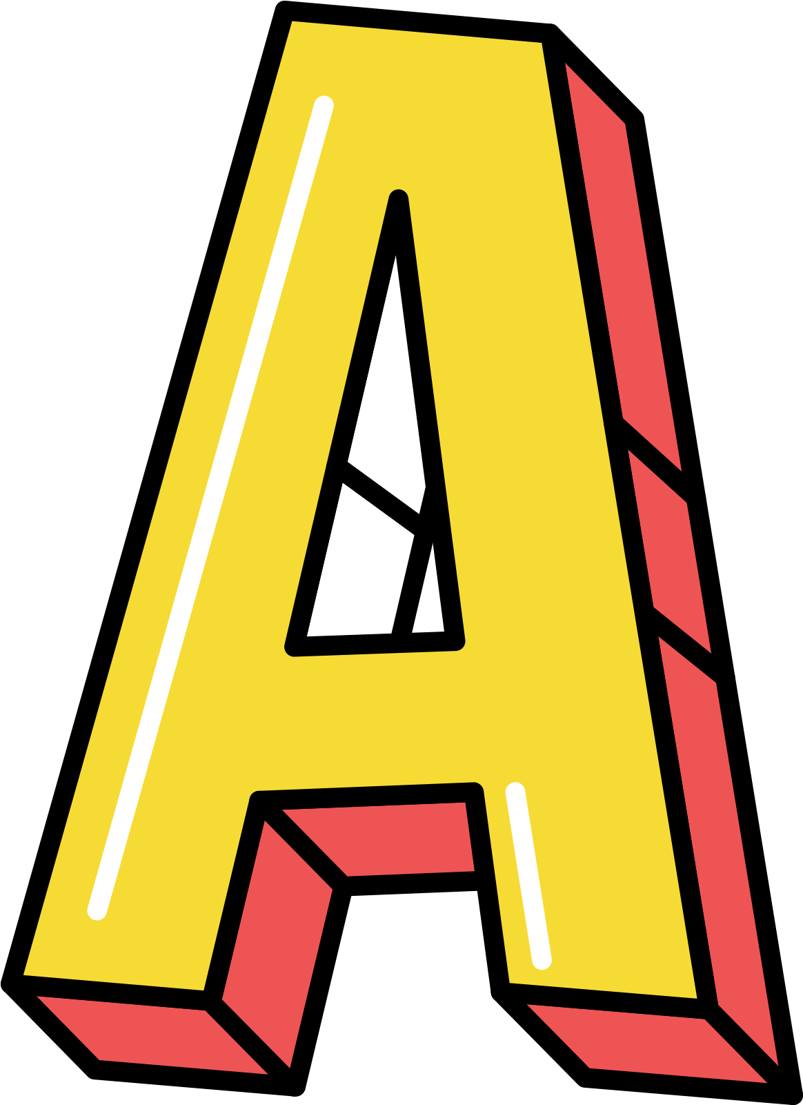 A Comic Letter Clipart - Full Size Clipart (#5640990) - PinClipart