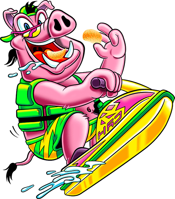 Hog On A Jetski - Cartoon Clipart - Full Size Clipart (#5643156 ...