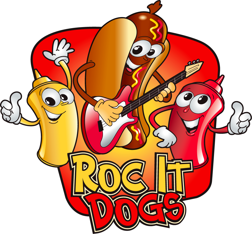 Download Grill Hot Dog Clipart Vector Download Roc It Dogs - Cartoon ...