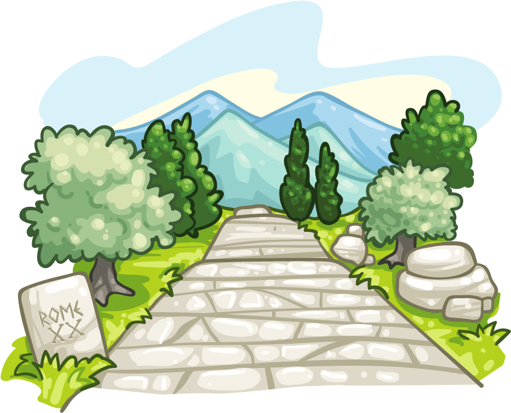 Roman Road Transparent Clipart - Full Size Clipart (#5645372) - PinClipart