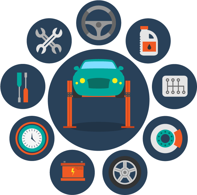 Transparent Automotive Repair Clipart - Workshop Logo Auto Repair - Png ...