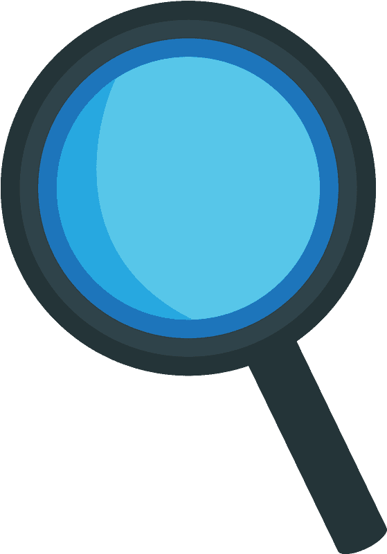 Magnifying Glass Tilted Left Emoji Clipart - آیکون ذره بین - Png ...