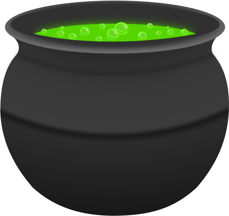 Witches Cauldron Clipart - Three Witches Macbeth Transparent Background ...