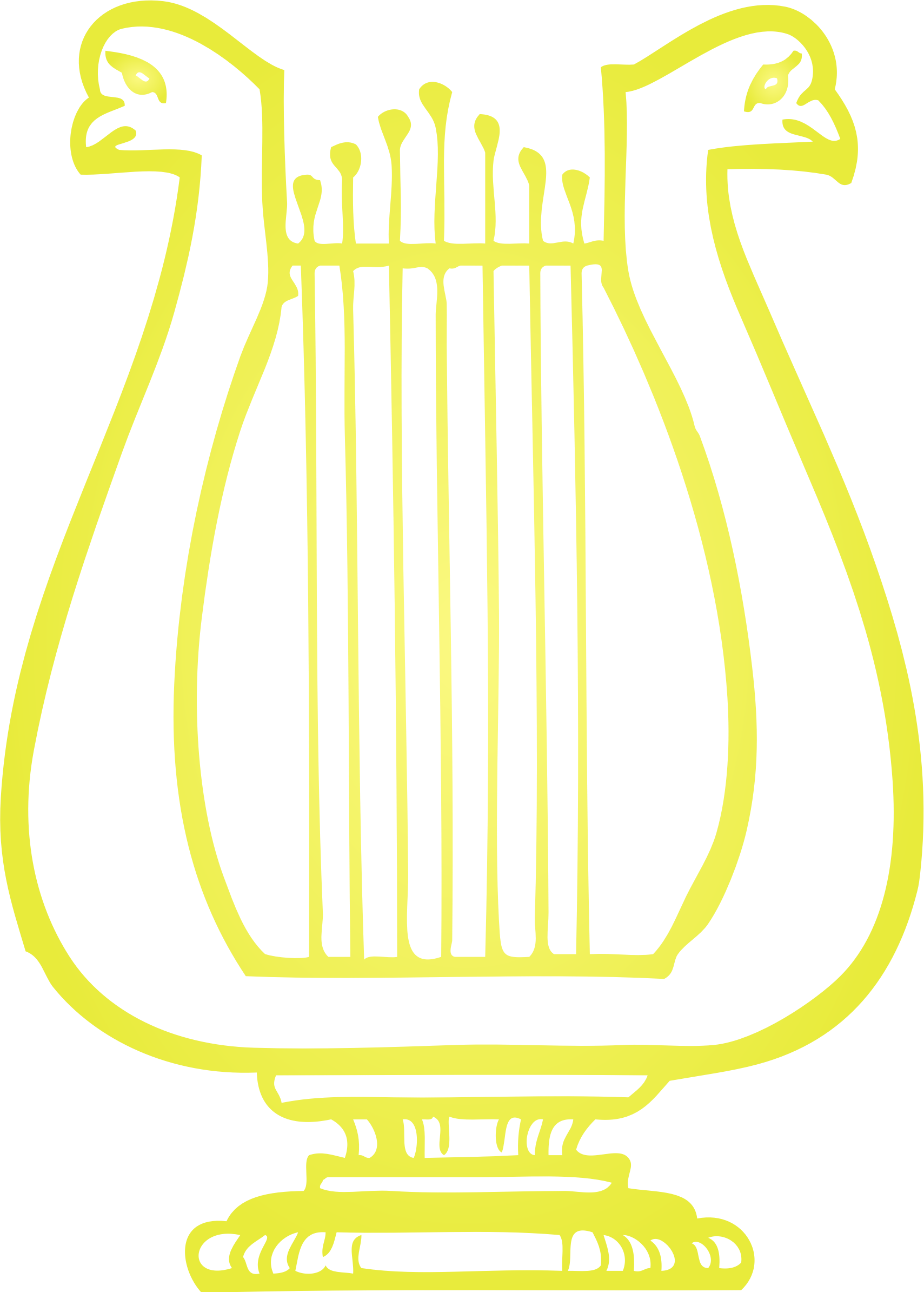 Golden Lyre Clip Arts - Png Download - Full Size Clipart (#5650566 ...