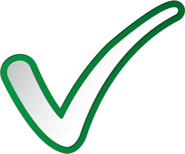 Check Mark Computer Icons Clip Art - Green Outline Check Mark - Png ...