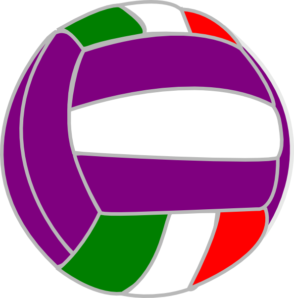 Colorful - Volleyball - Clipart - Colorful Volleyball Transparent - Png ...