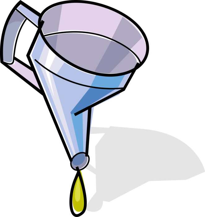 Oil Funnel Clipart Jpg Transparent Library Funnel Drop - Oil Funnel ...