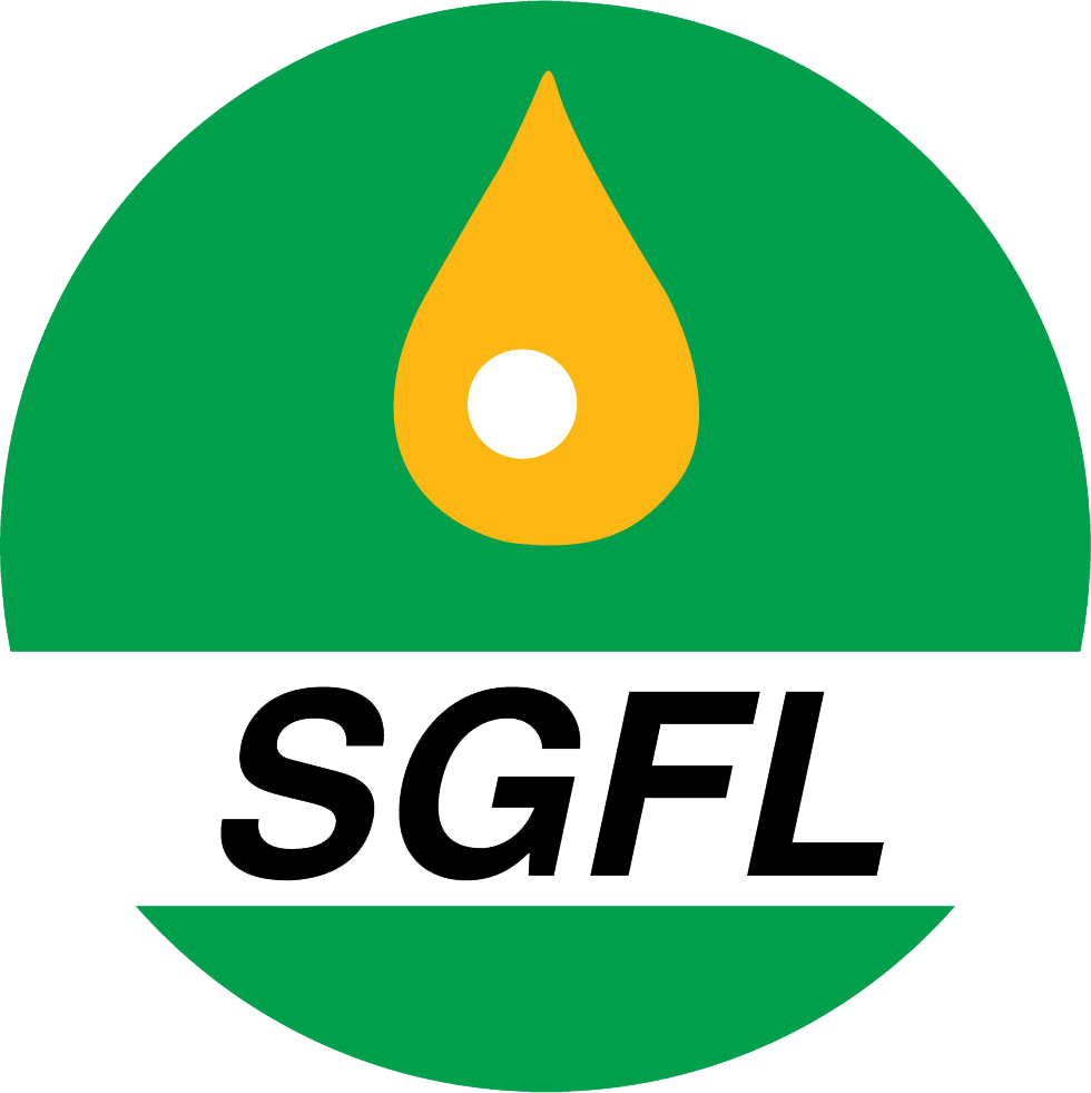 A Green Circle Containing The Sgfl Lettering, A Yellow - Sylhet Gas ...