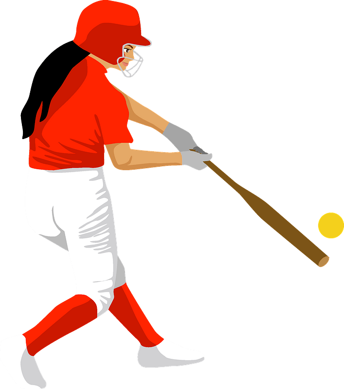 Softball Player Clipart - College Softball - Png Download - Full Size Clipart (#5656335 ...