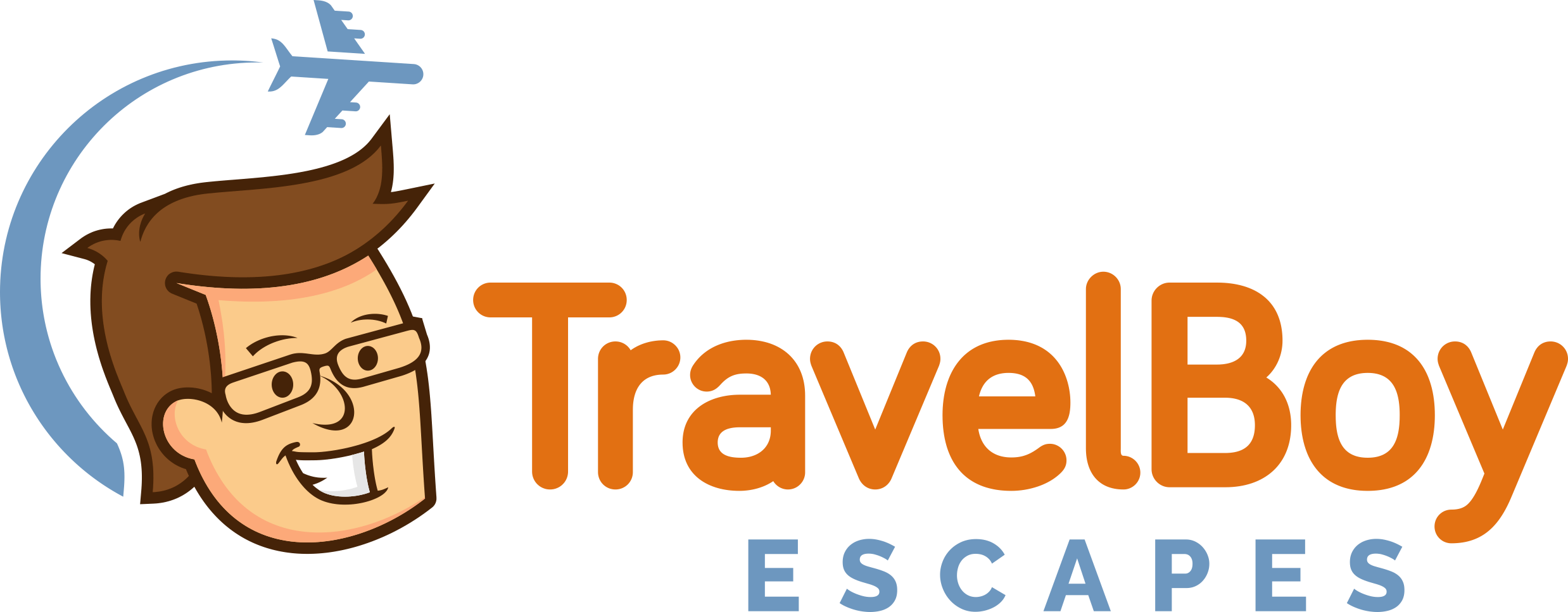 Travel Boy Logo Clipart - Full Size Clipart (#5656871) - PinClipart