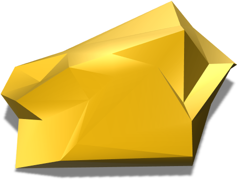 Gold Rush Memories - Origami Clipart - Full Size Clipart (#5660530 ...
